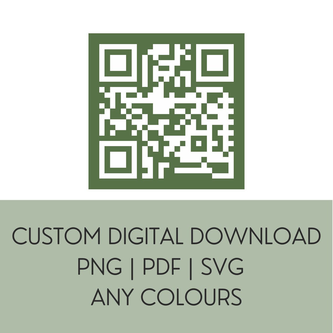 Digitaler QR-Code, QR-Code-Generator, SVG-Dateien, benutzerdefinierter ...