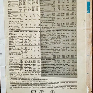 Butterick 6053 Vintage 1978 Pattern Misses Cottagecore Prairie Style ...