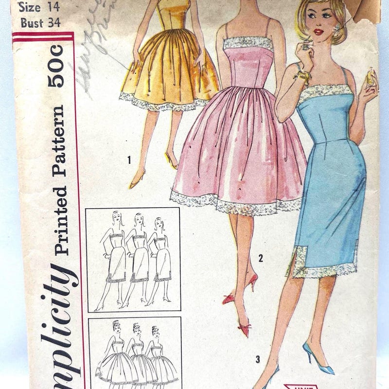 Full Slip Pattern - Etsy