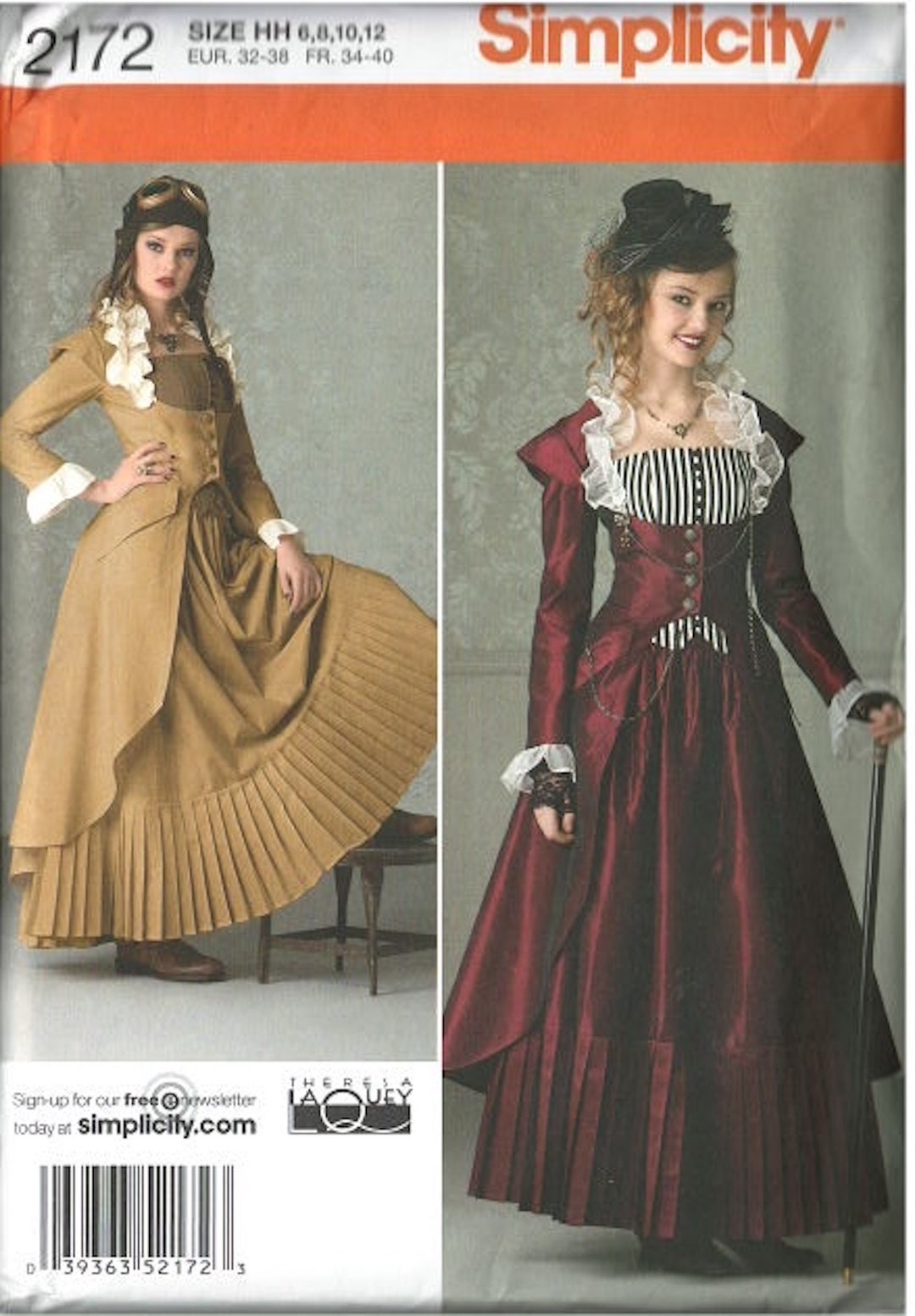 Simplicity Pattern 2172 Misses' Steampunk Costume by Theresa Laquey ...