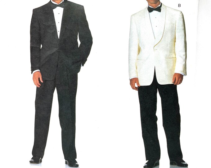 Vogue 2383 Original 2001 Sewing Pattern Men's Suit Jacket and Pants ...