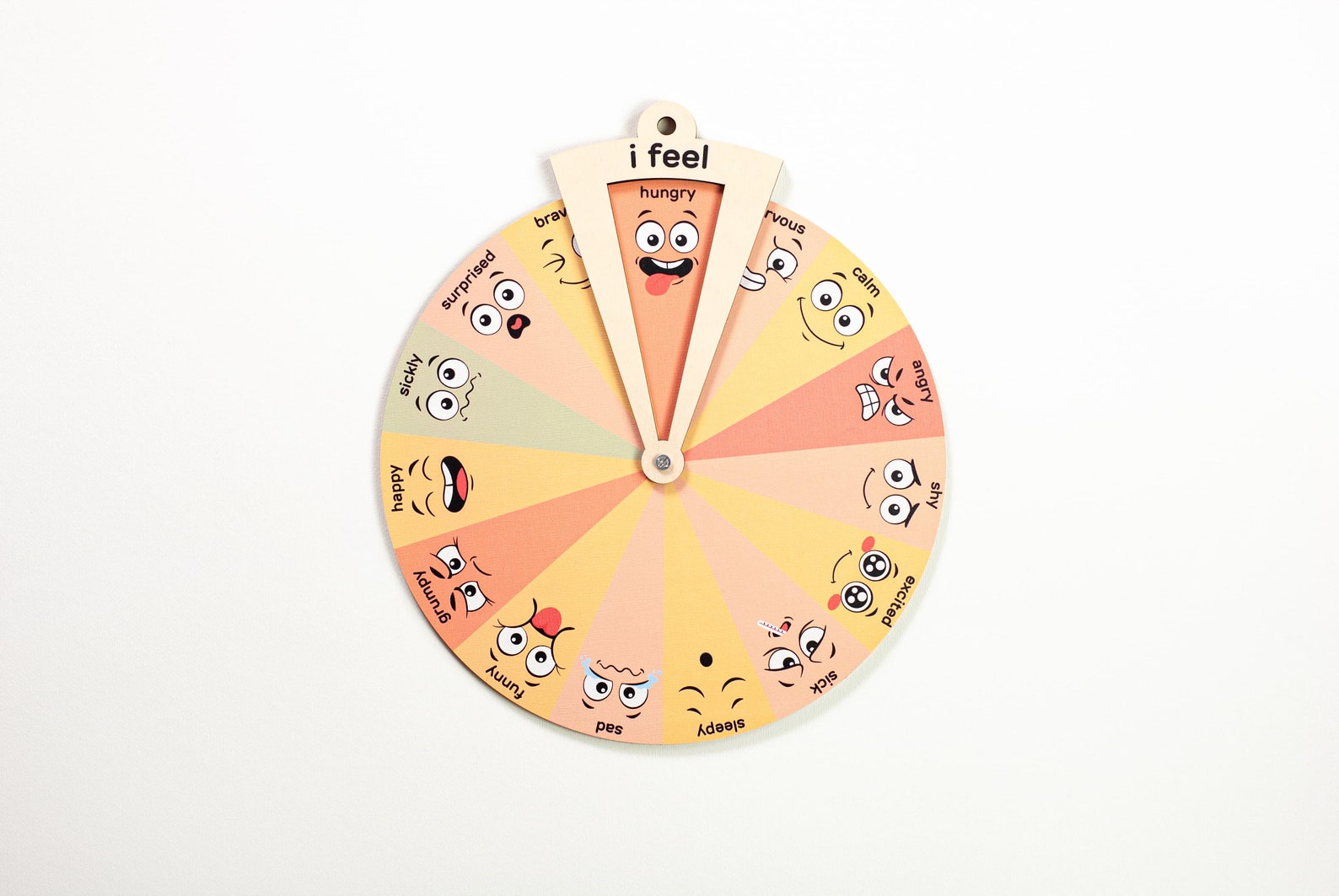 Gifts for Kids Emotional Wheel Feelings Wheel Emotion - Etsy