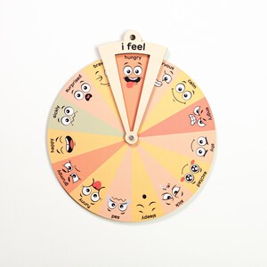 Gifts for Kids Emotional Wheel Feelings Wheel Emotion - Etsy
