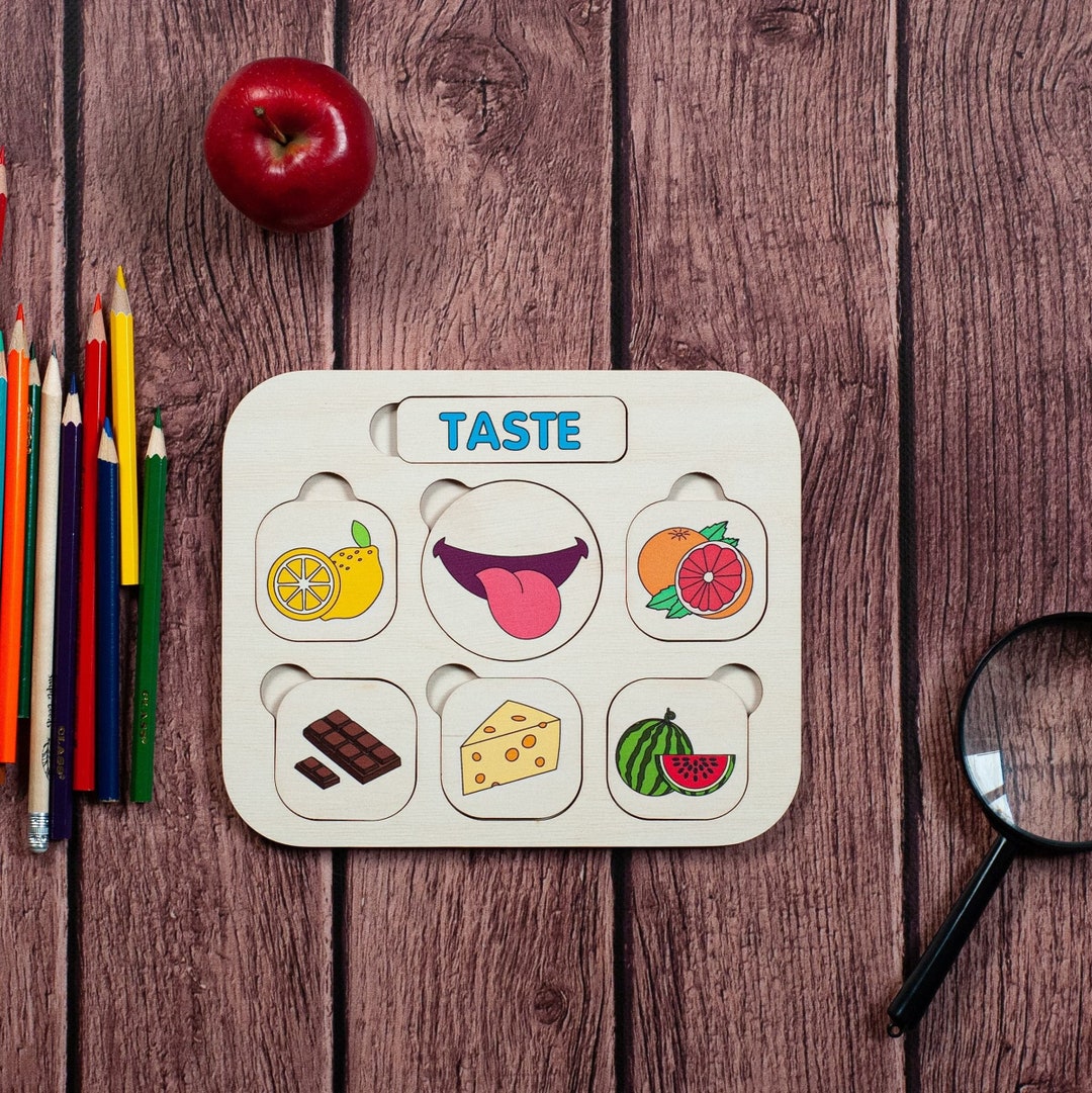 5 Senses Matching Cards, Montessori Game, Montessori Learning Toy ...
