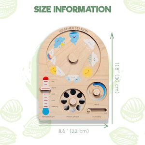Montessori Weather Chart, Meteorologist Learning, Weather Station, Kids ...