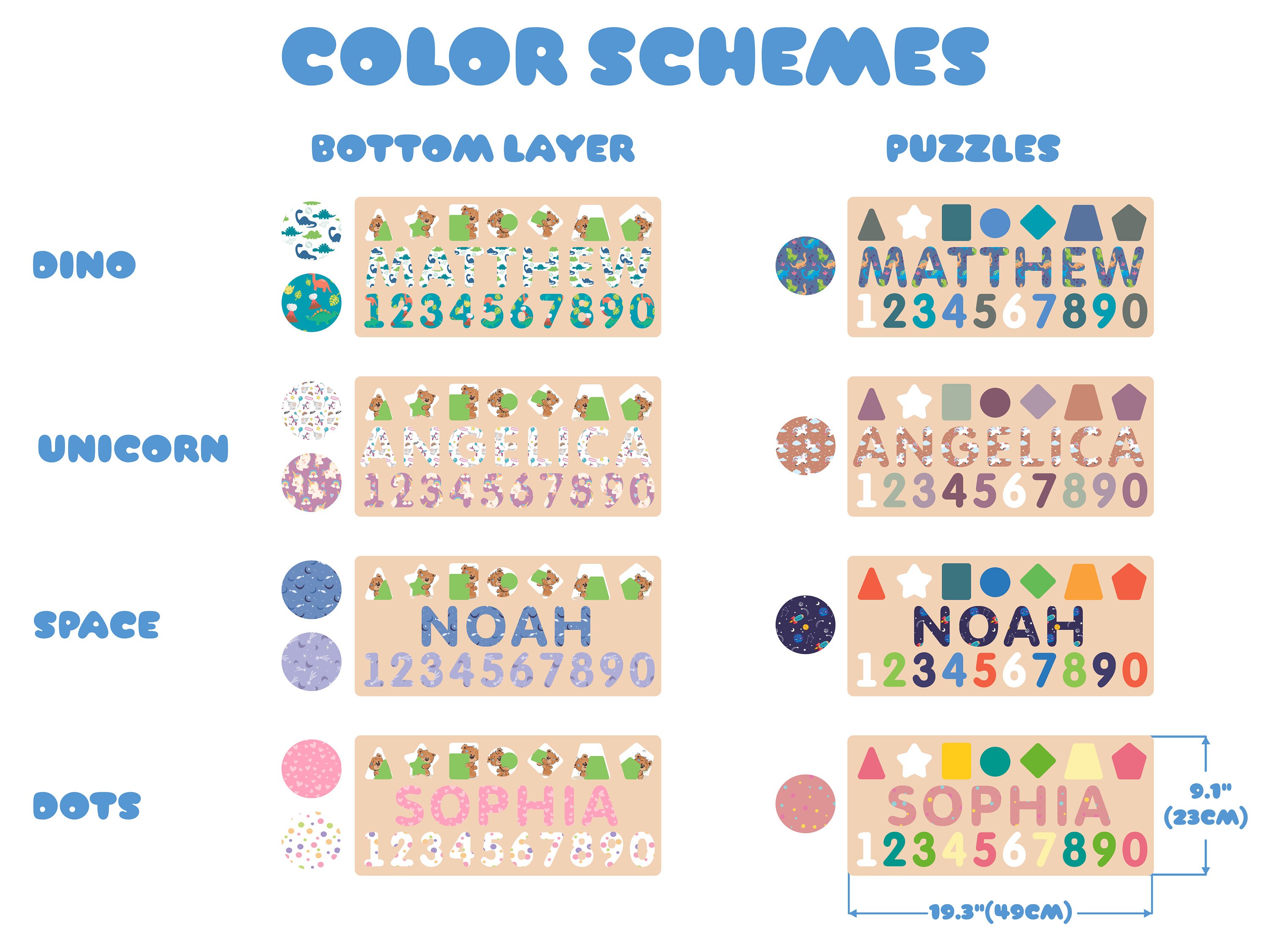 Custom Toddler Name Puzzle Wooden Toy For Boy Birthday Gift | Etsy