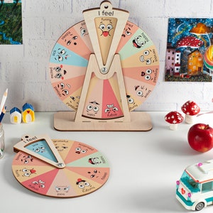 Gifts for Kids, Emotional Wheel, Feelings Wheel, Emotion Chart ...