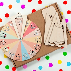Gifts for Kids, Emotional Wheel, Feelings Wheel, Emotion Chart ...