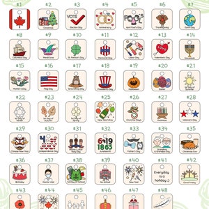 Wood Calendar With 4 Seasons, Montessori Calendar, Kids Calendar ...