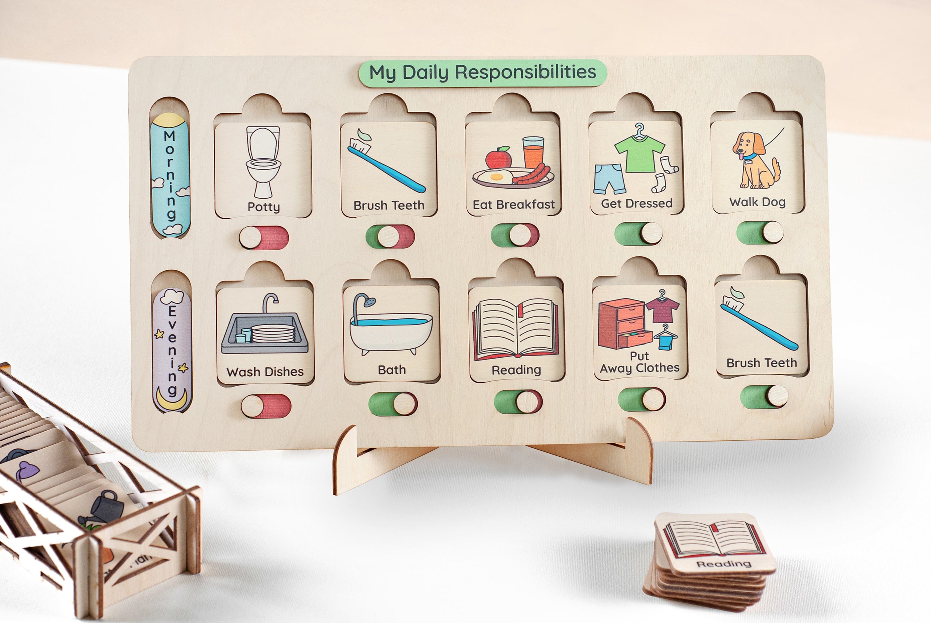 Chore Chart for Kids Toddler Chore Chart Wood Chore Chart - Etsy Canada