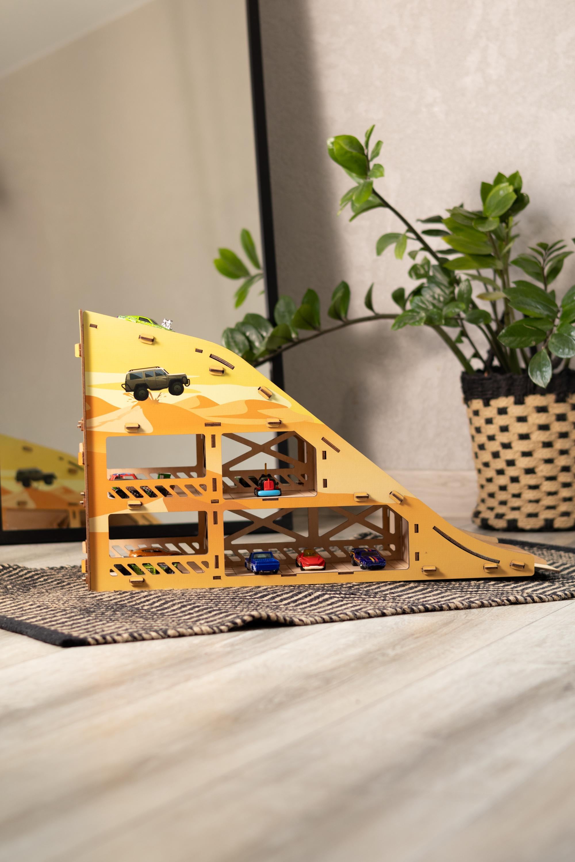 Personalized Boys Toys Gift, Jump Rally Ramp for Toys Cars, Parking ...