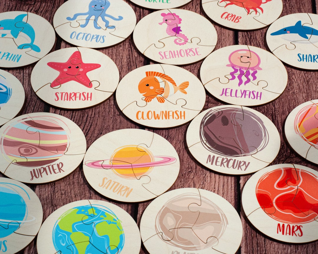 Animals Matching Cards, Sea Ocean Animals Learning, Montessori Toy ...