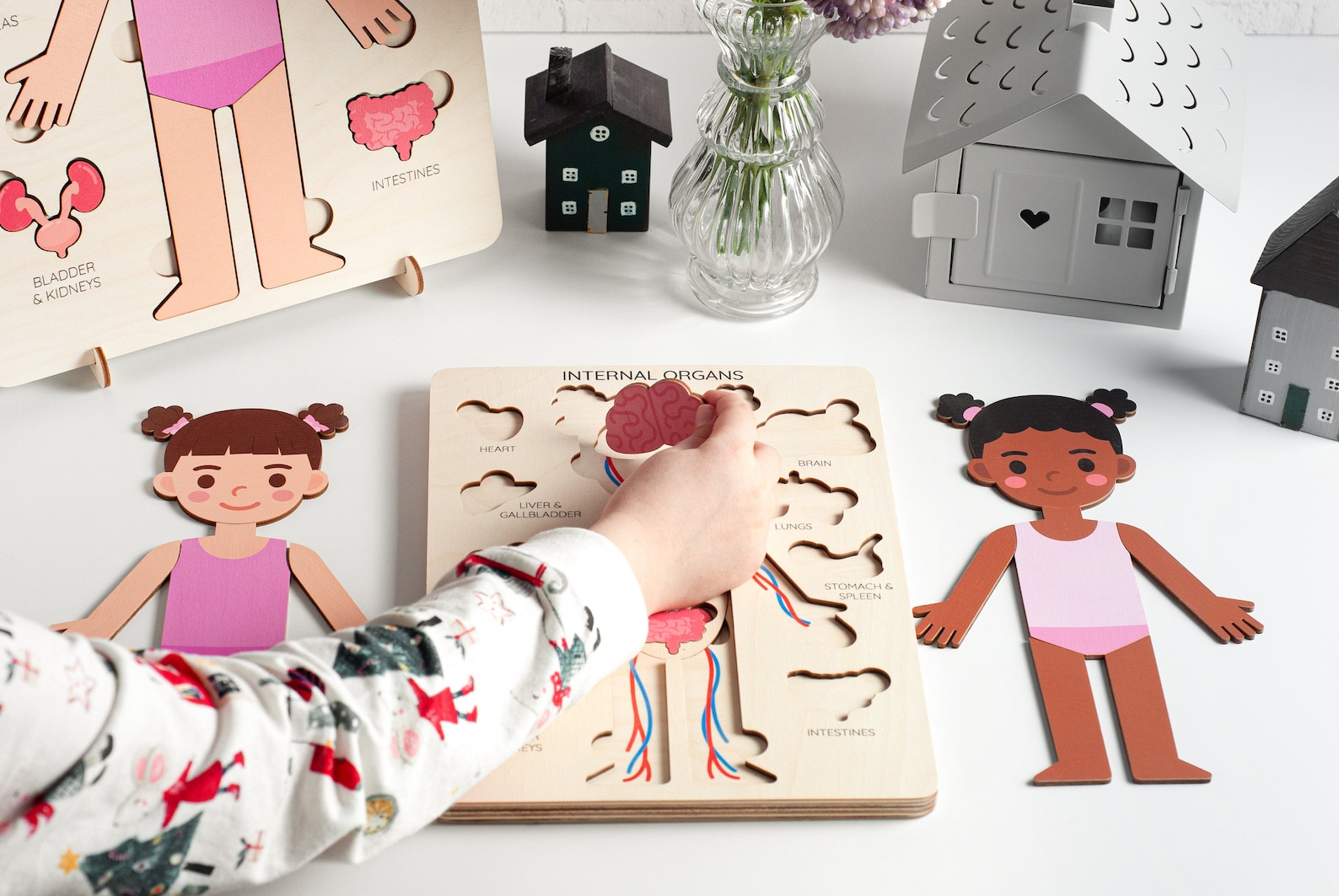 Learning Human Body, Internal Organs, Medical Pretend Play Doctor Set ...