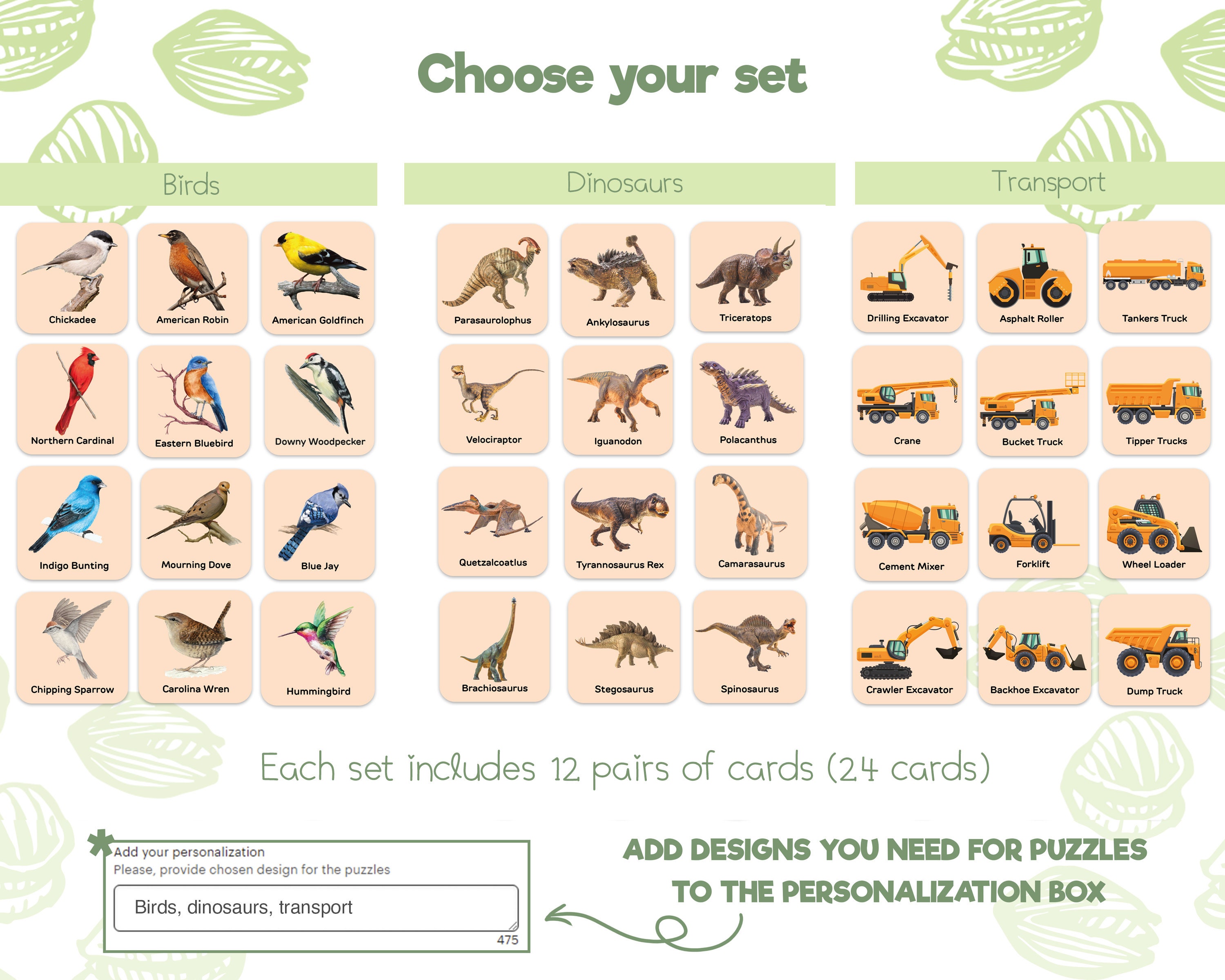 Gift for Kids Bird Toys Wooden Memory Game Birds Matching - Etsy