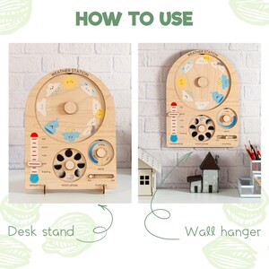 Montessori Weather Chart, Meteorologist Learning, Weather Station, Kids ...