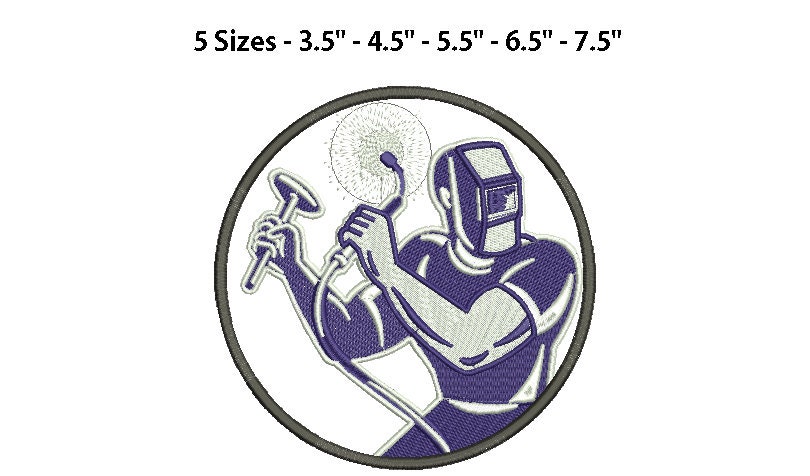 Welder 5 sizes Machine embroidery design Embroidery | Etsy