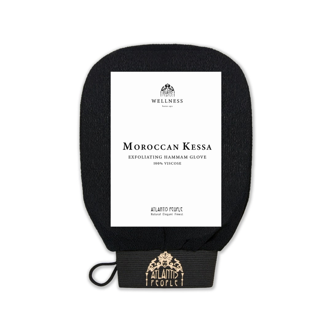 Moroccan Kessa Exfoliating Hammam Glove - Dead Skin Remover for Deep ...