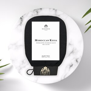 Moroccan Kessa Exfoliating Hammam Glove - Dead Skin Remover for Deep ...