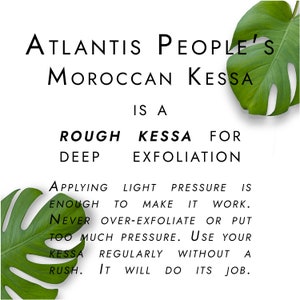 Moroccan Kessa Exfoliating Hammam Glove - Dead Skin Remover for Deep ...