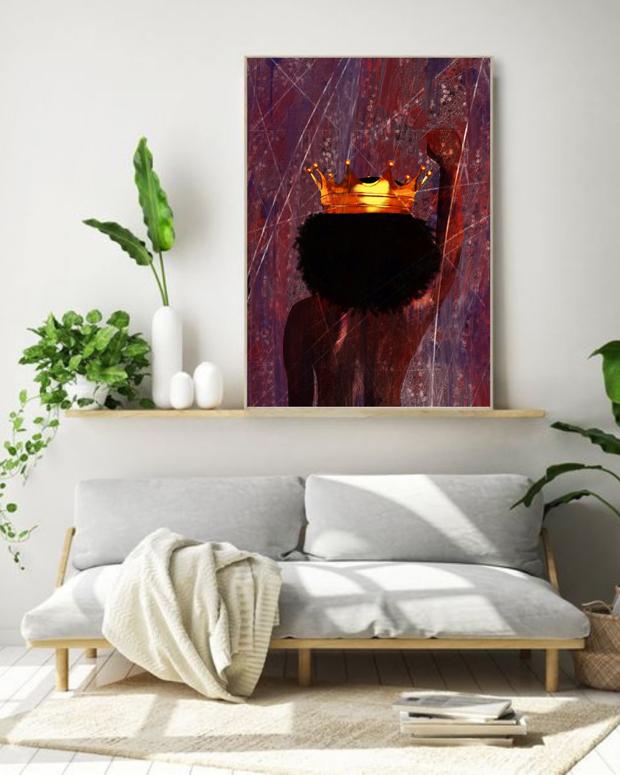Black Power | Black Art | Black Queen | Printable Art | Abstract Art ...