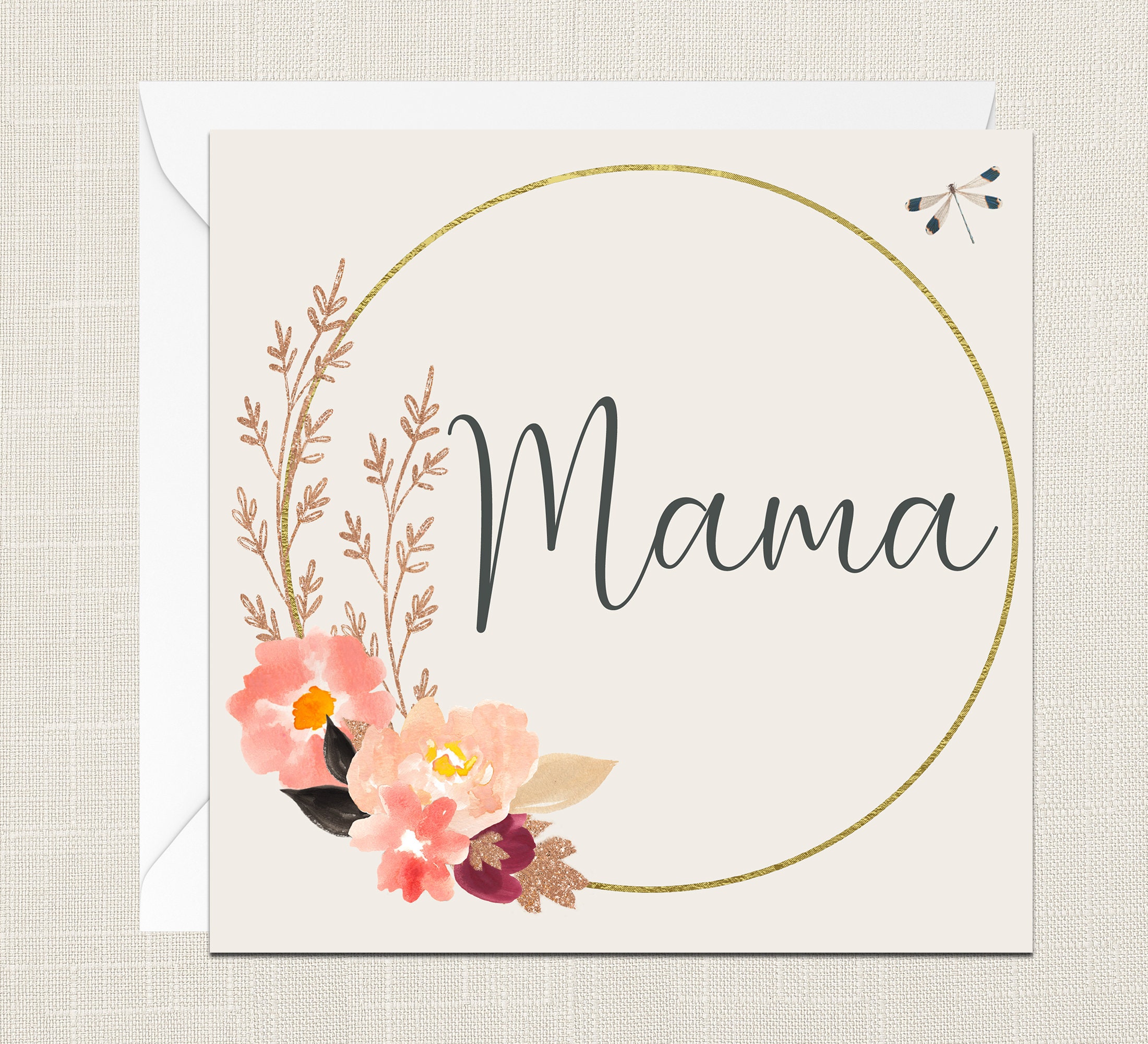 Mama Greetings Card With Envelope - Cards for Her - Gifts for Her ...