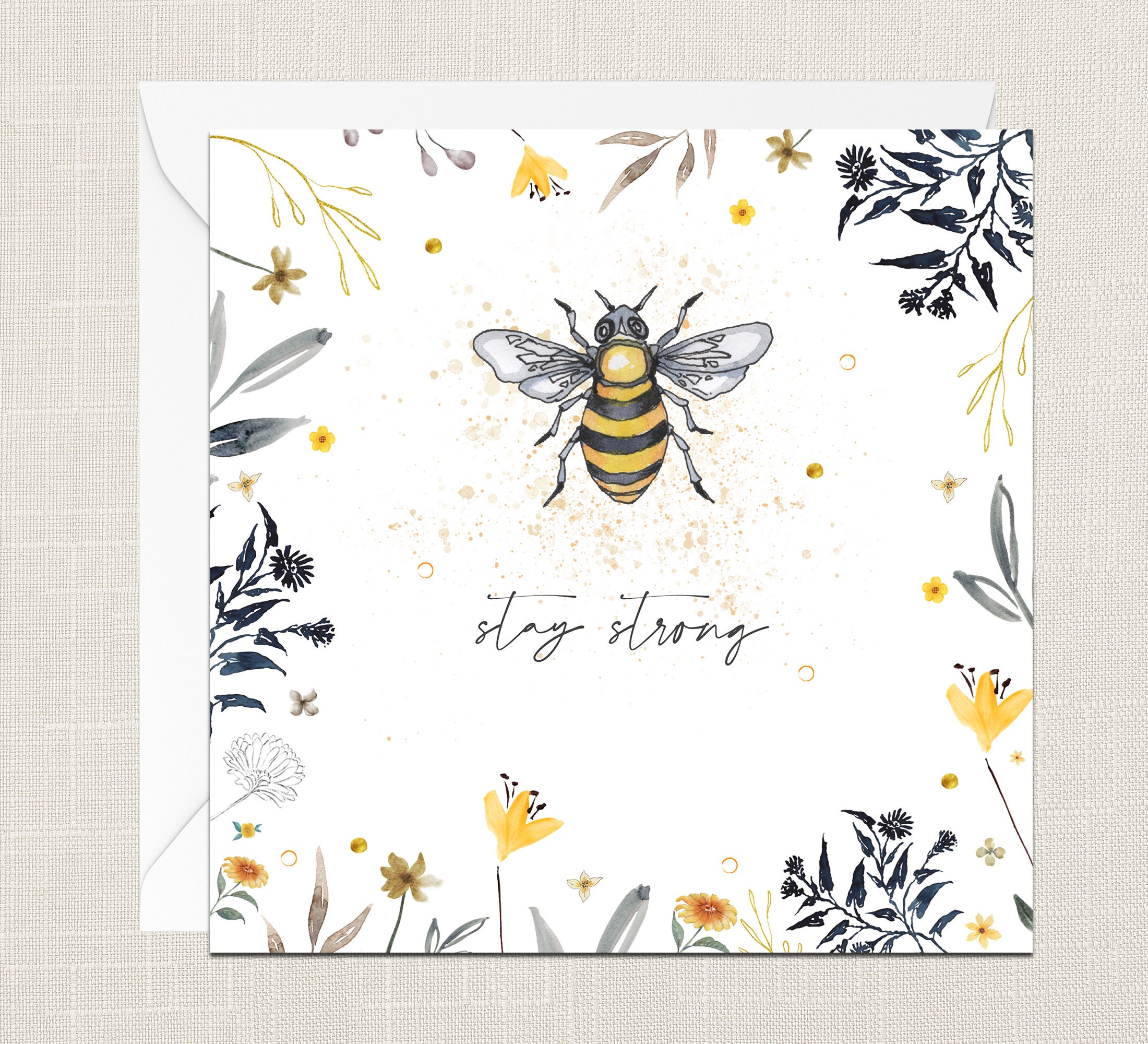 Stay Strong Greetings Card With Envelope Birthday Card Gifts for Friend ...