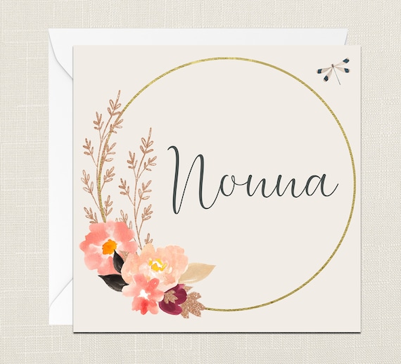 Nonna Greetings Card With Envelope Cards for Her Gifts for | Etsy