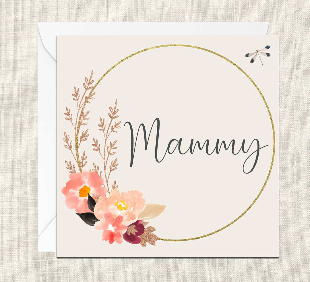 Mammy Greetings Card With Envelope - Cards for Her - Gifts for Her ...
