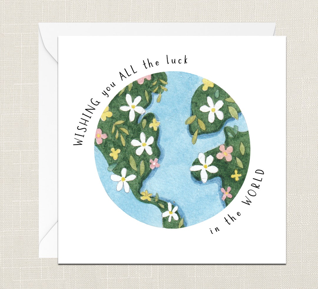 Wishing You All the Luck in the World Greetings Card - New Job ...