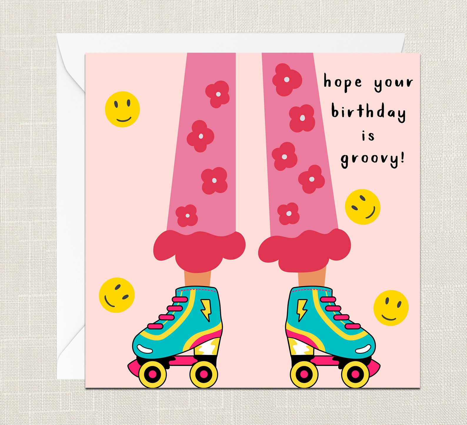 Hope Your Birthday is Groovy Greetings Card With Envelope - Cards Gifts ...