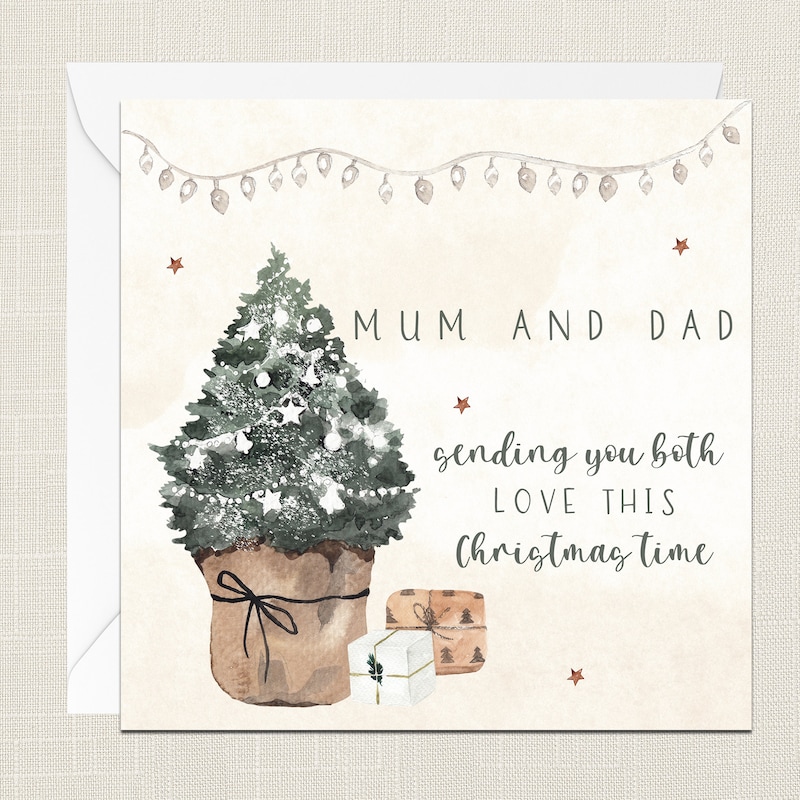 Sending Love at Xmas Card - Etsy