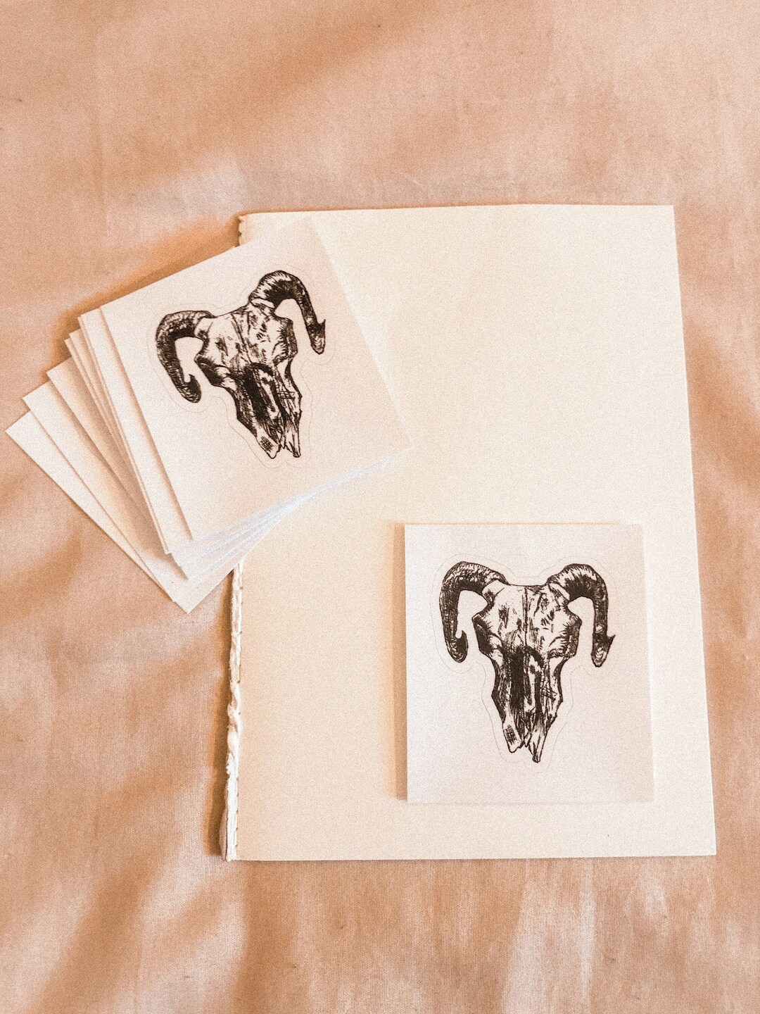 Ram Skull Sticker - Etsy