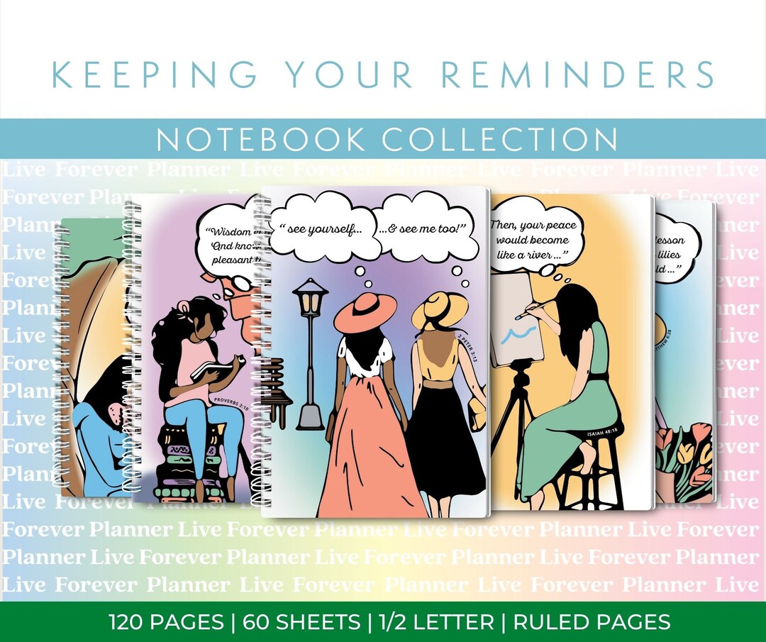 Spiral Notebooks | JW Faith | Scripture Inspired | Pioneer Gifts| Study ...