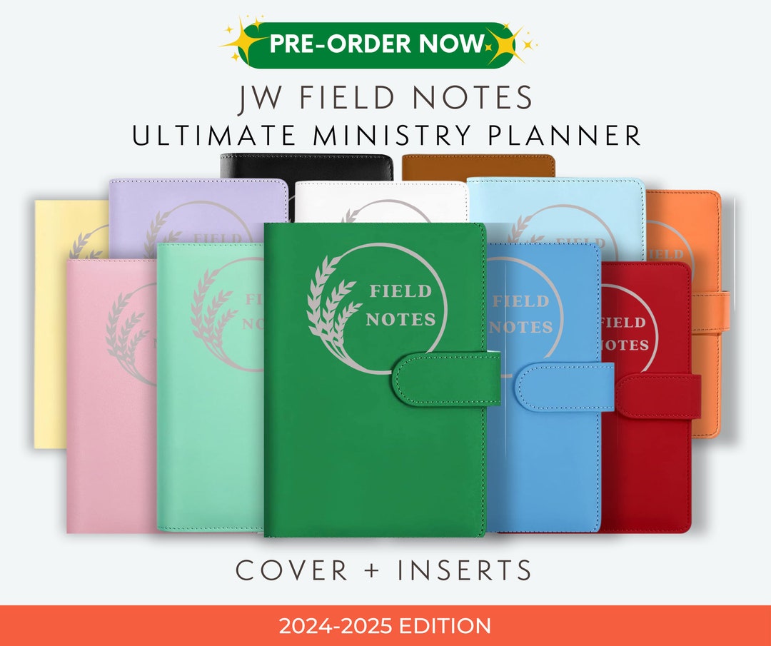 PRE-ORDER JW Field Notes September 2024 August 2025 Service Organizer ...