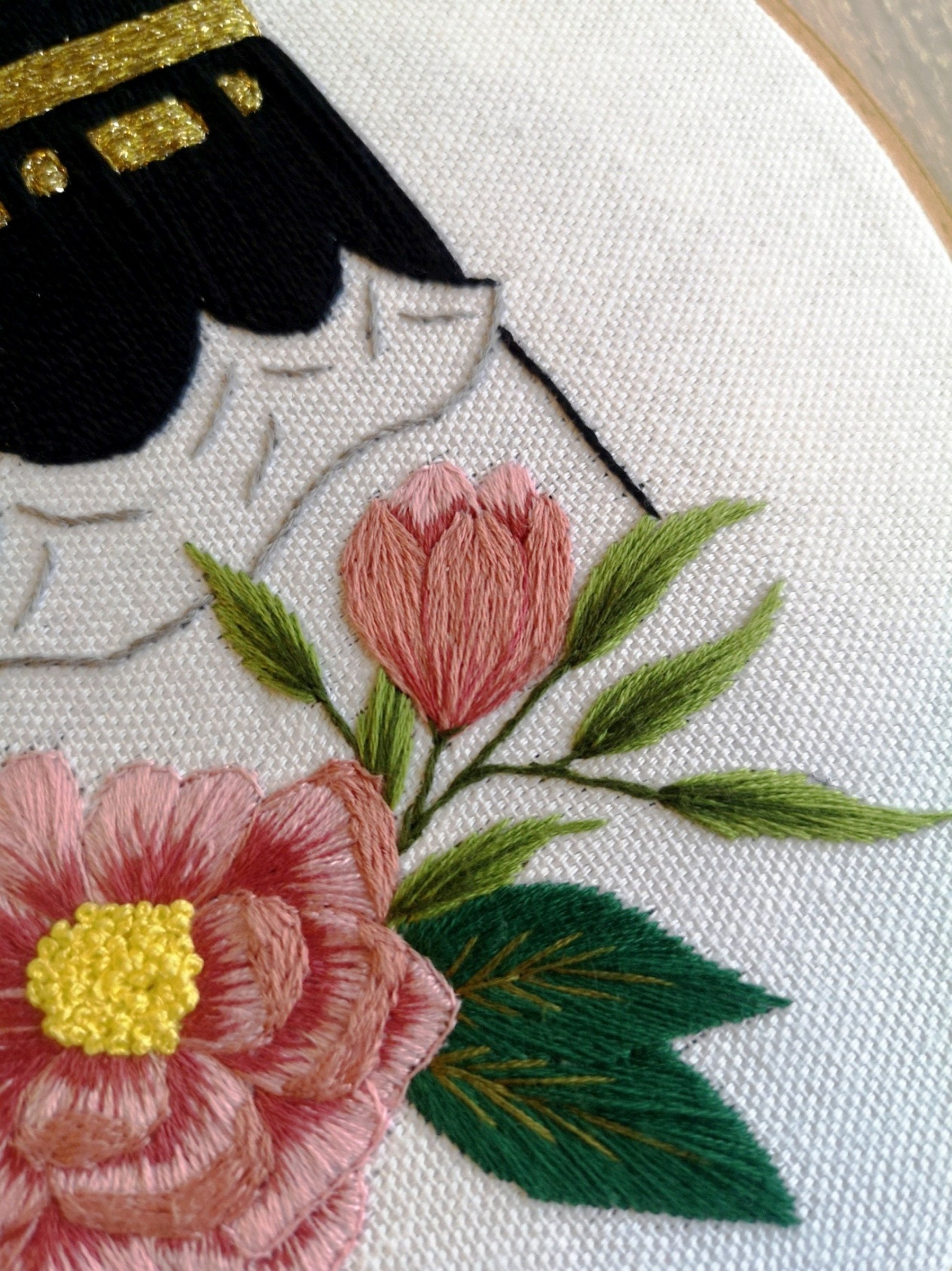 Kaaba, Embroidery Picture, Embroidery Frame, 22 Cm, Wall Decoration ...