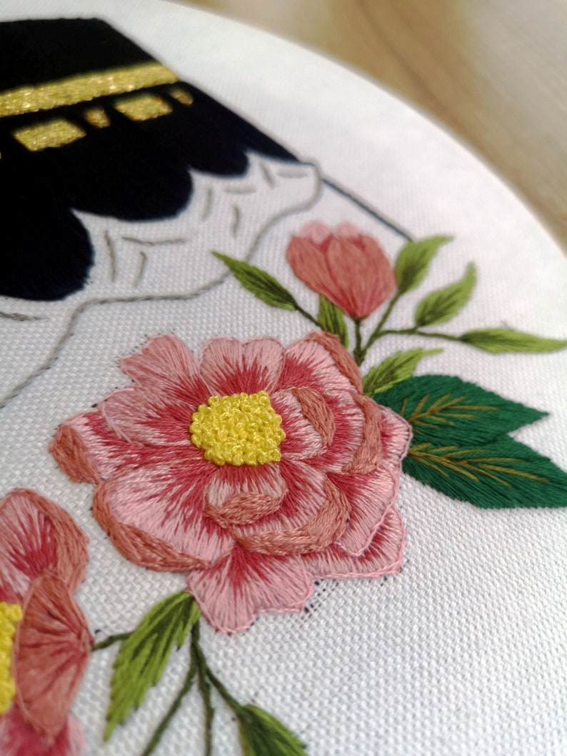 Kaaba, Embroidery Picture, Embroidery Frame, 22 Cm, Wall Decoration ...