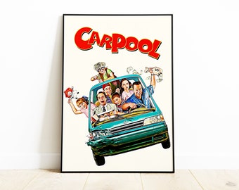 Carpool poster | Etsy