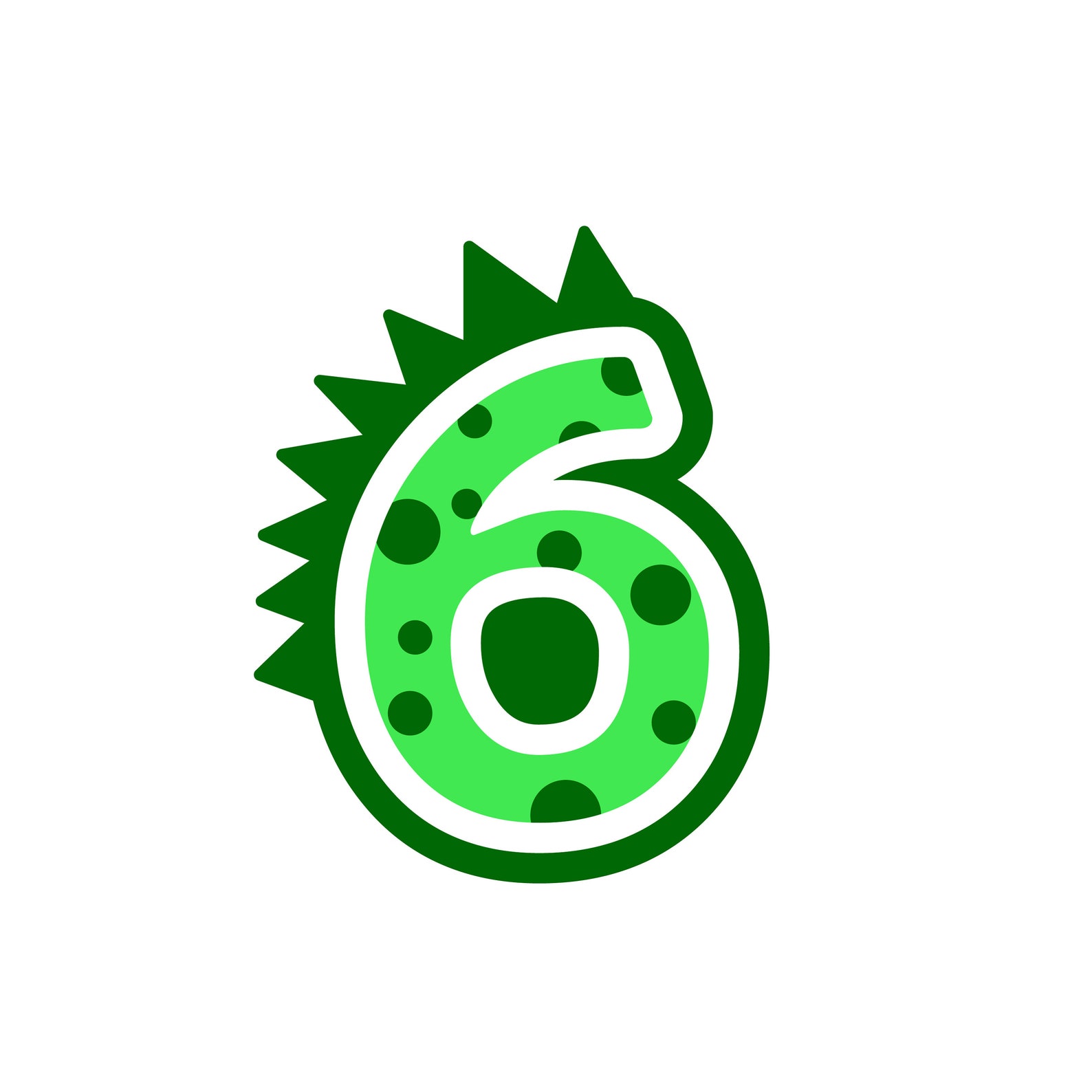 Dinosaur Birthday Number Svg 0-9 Dinosaur Theme Spots and - Etsy