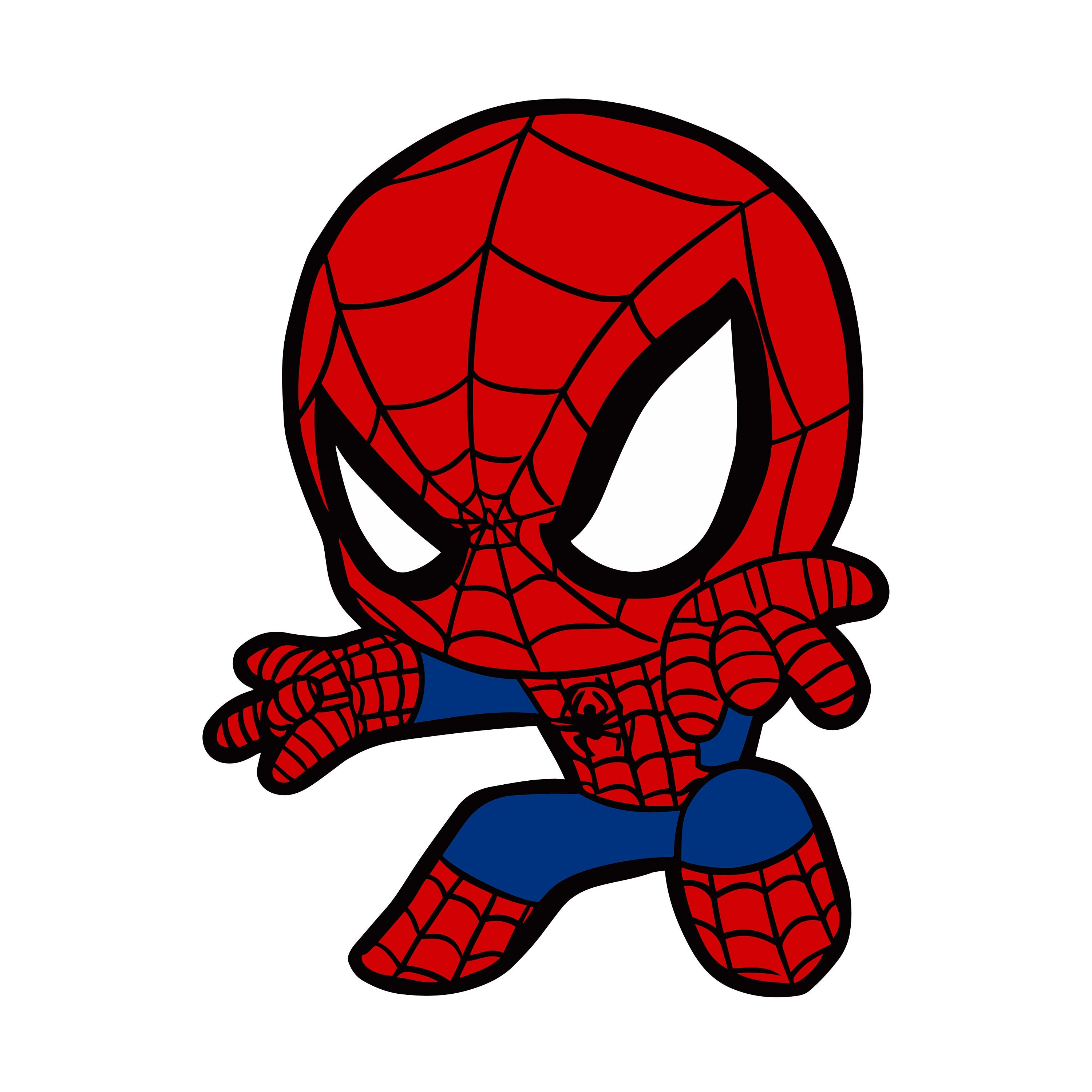 Spiderman SVG Spider With Web Svg Spider Instant Download - Etsy UK