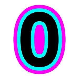 Bold Numbers 0 - 9 Layered SVG Cut Files, Birthday Princess Svg, 3 ...