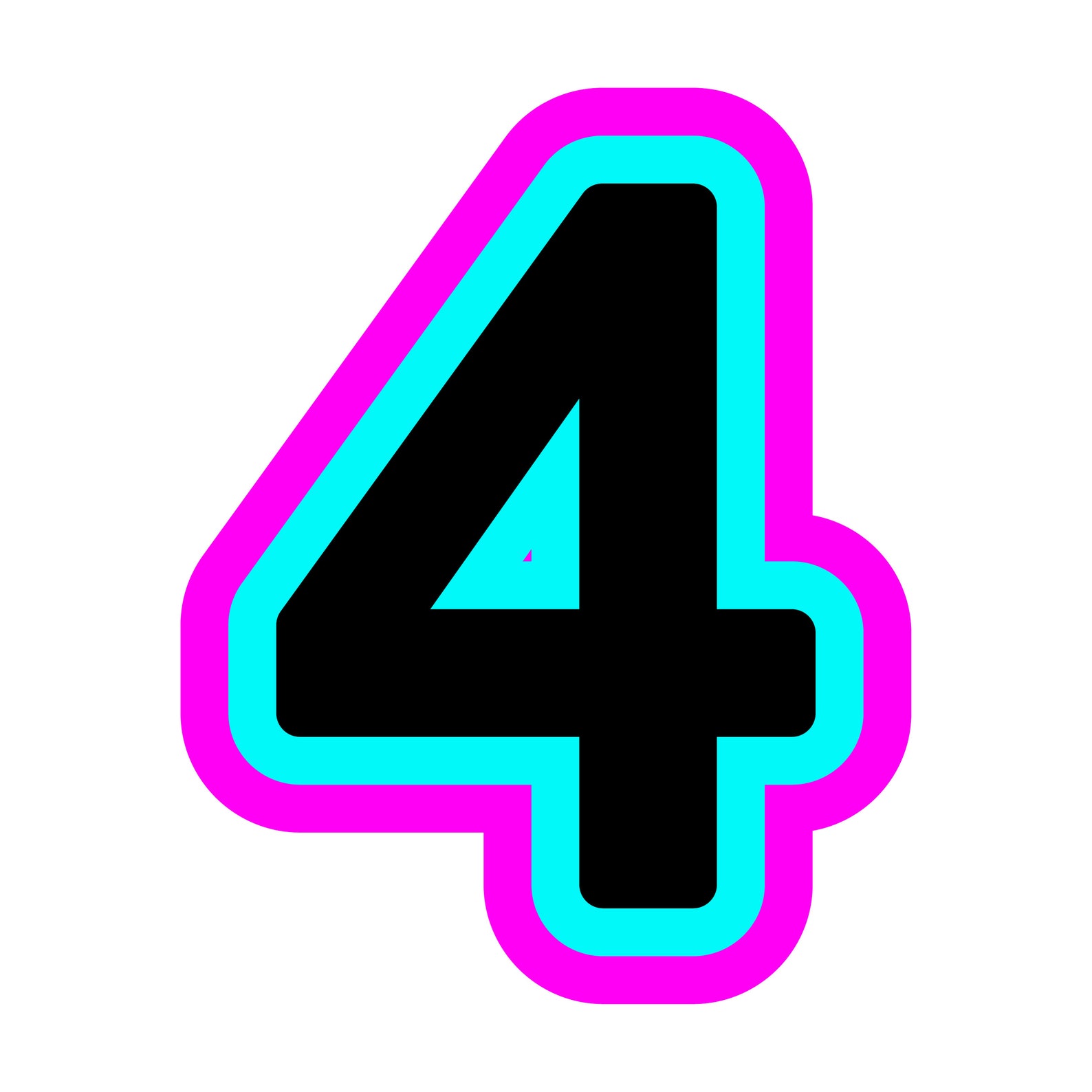 Bold Numbers 0 9 Layered SVG Cut Files Birthday Princess - Etsy