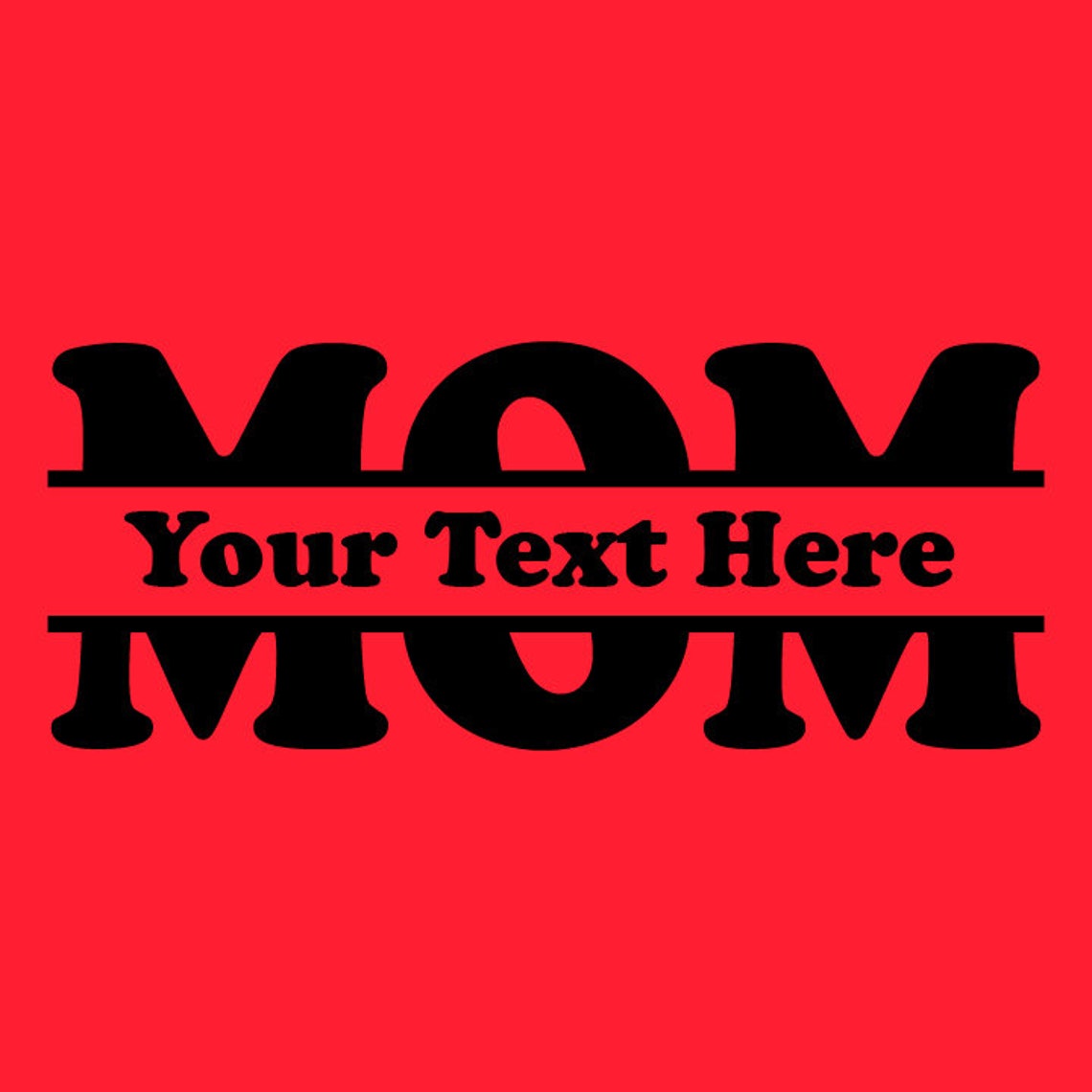 MOM Svg Mom Split Wording Svg Mom Picture Frame Svg Split - Etsy