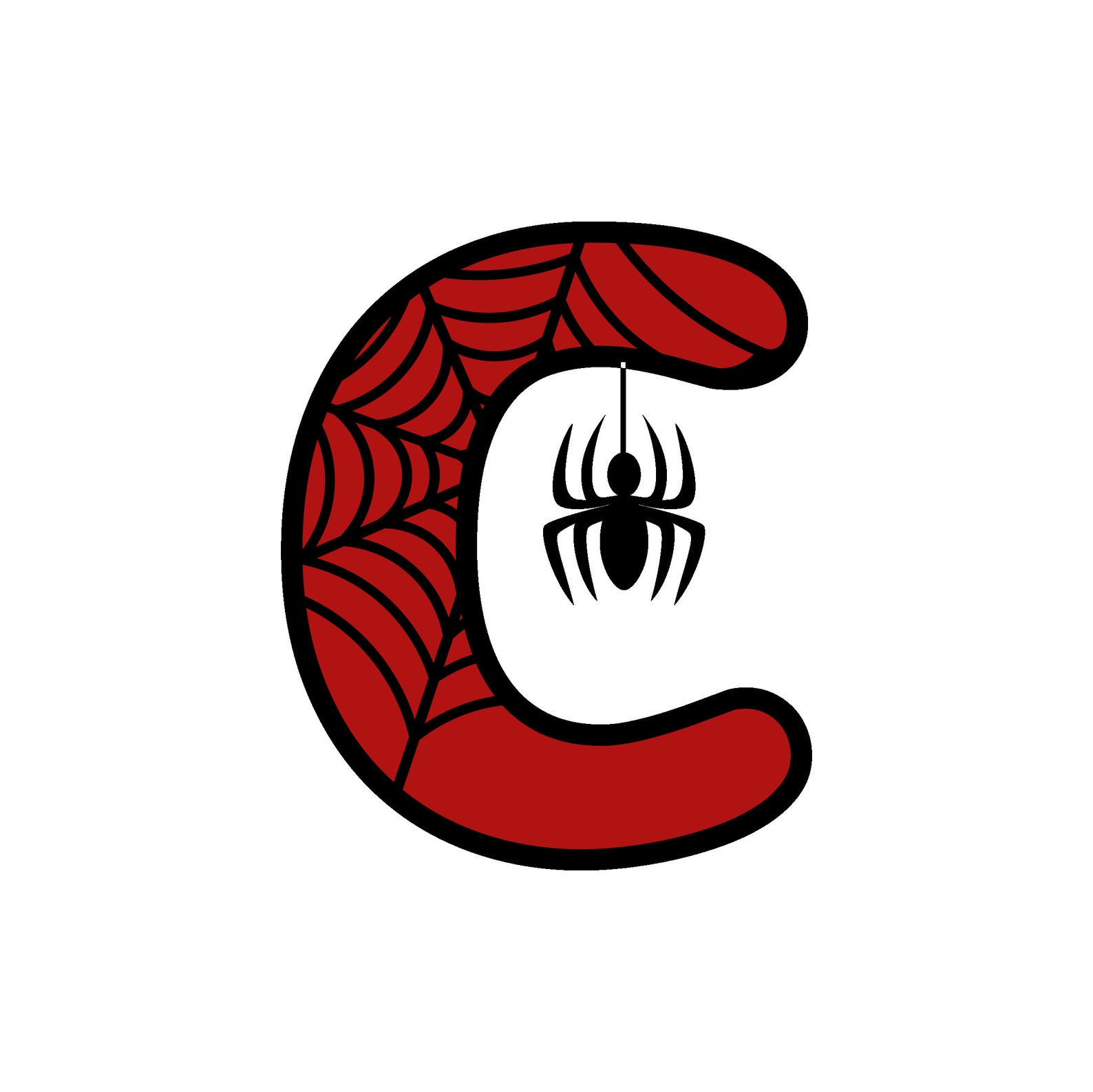 Spider Font Svgspider Fontspider Alphabet Svgspider Web - Etsy