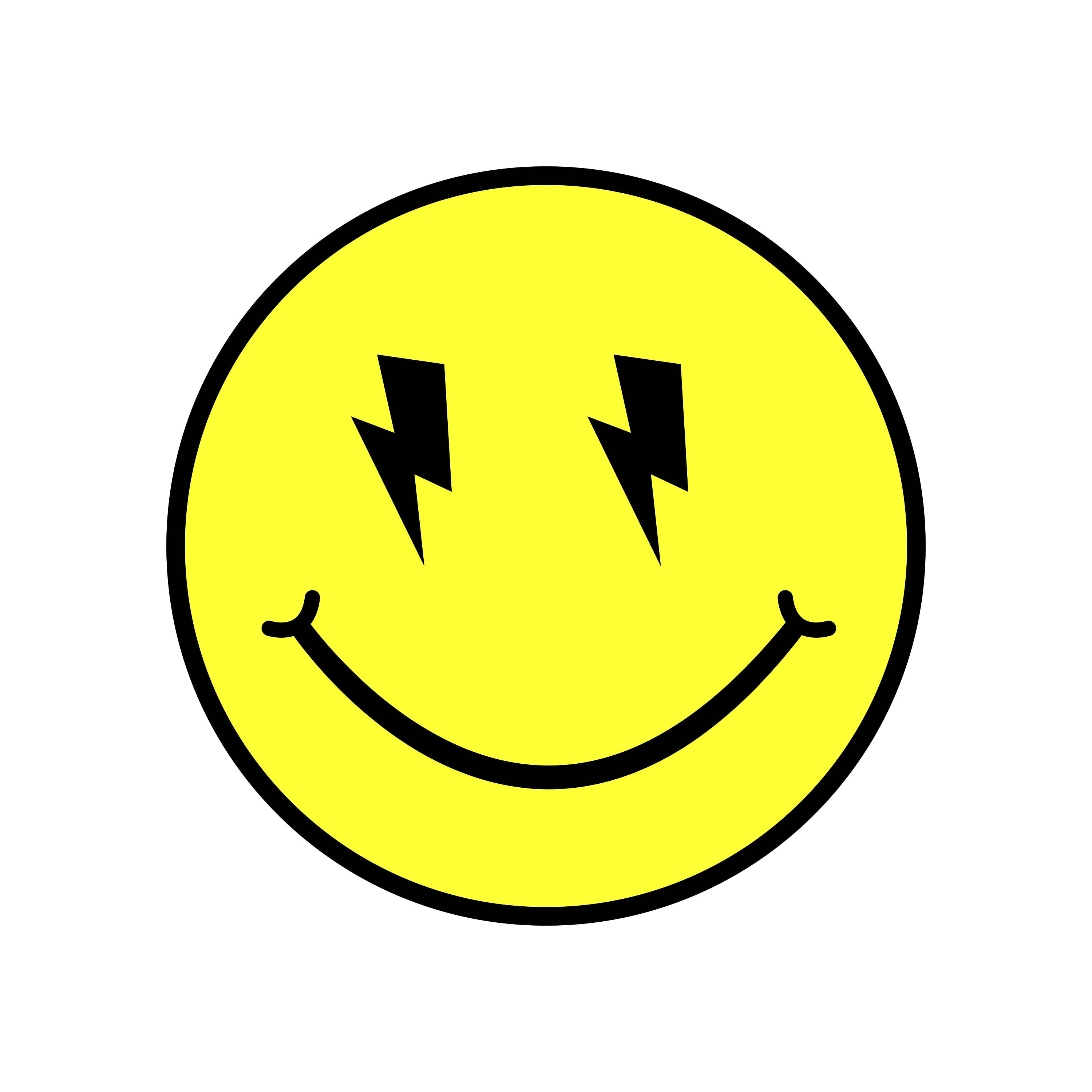 Smiley Face Lightning Bolt SVG Quote SVG Positive SVG - Etsy Ireland