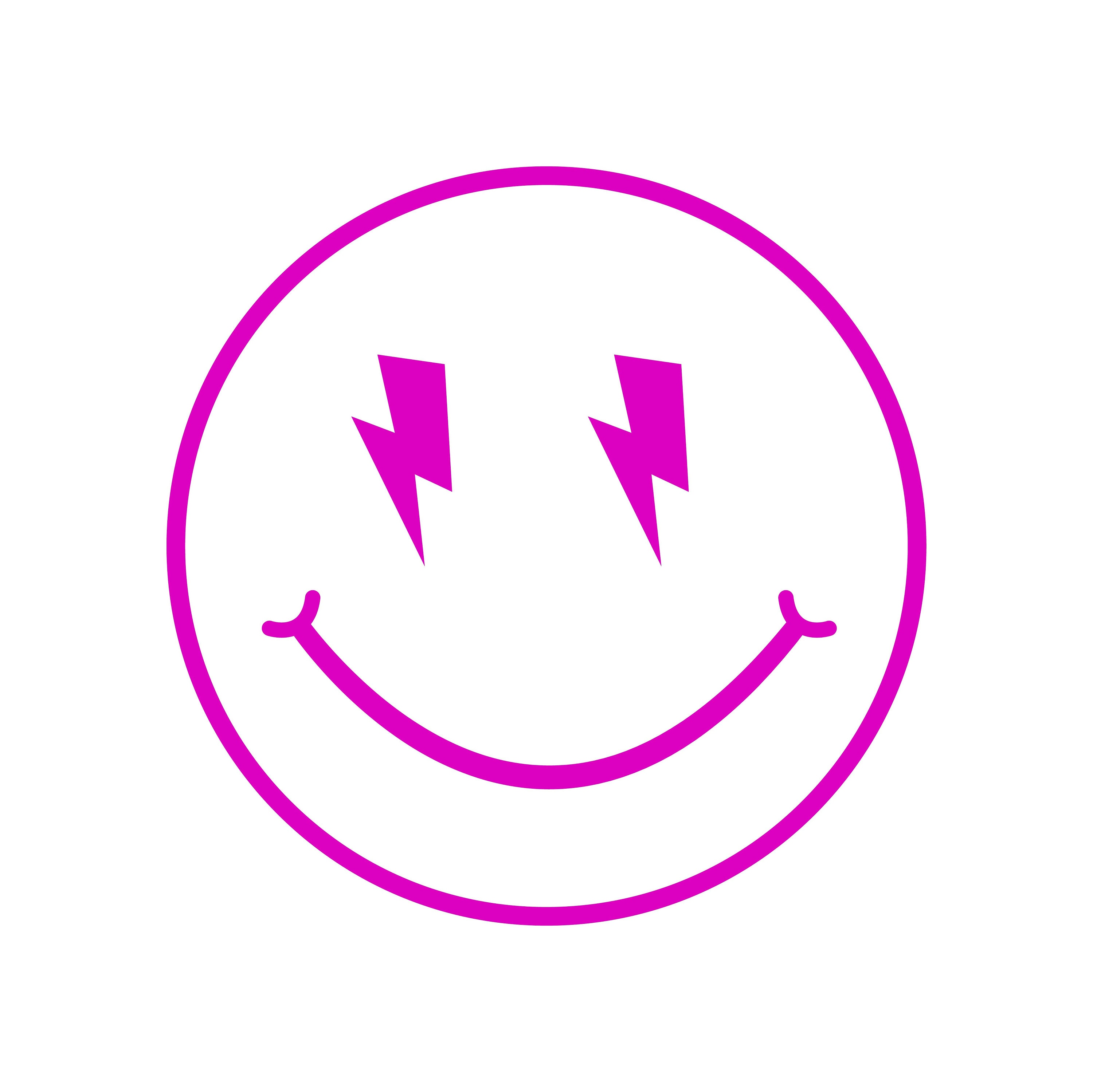 Smiley Face Lightning Bolt SVG Quote SVG Positive SVG - Etsy Ireland