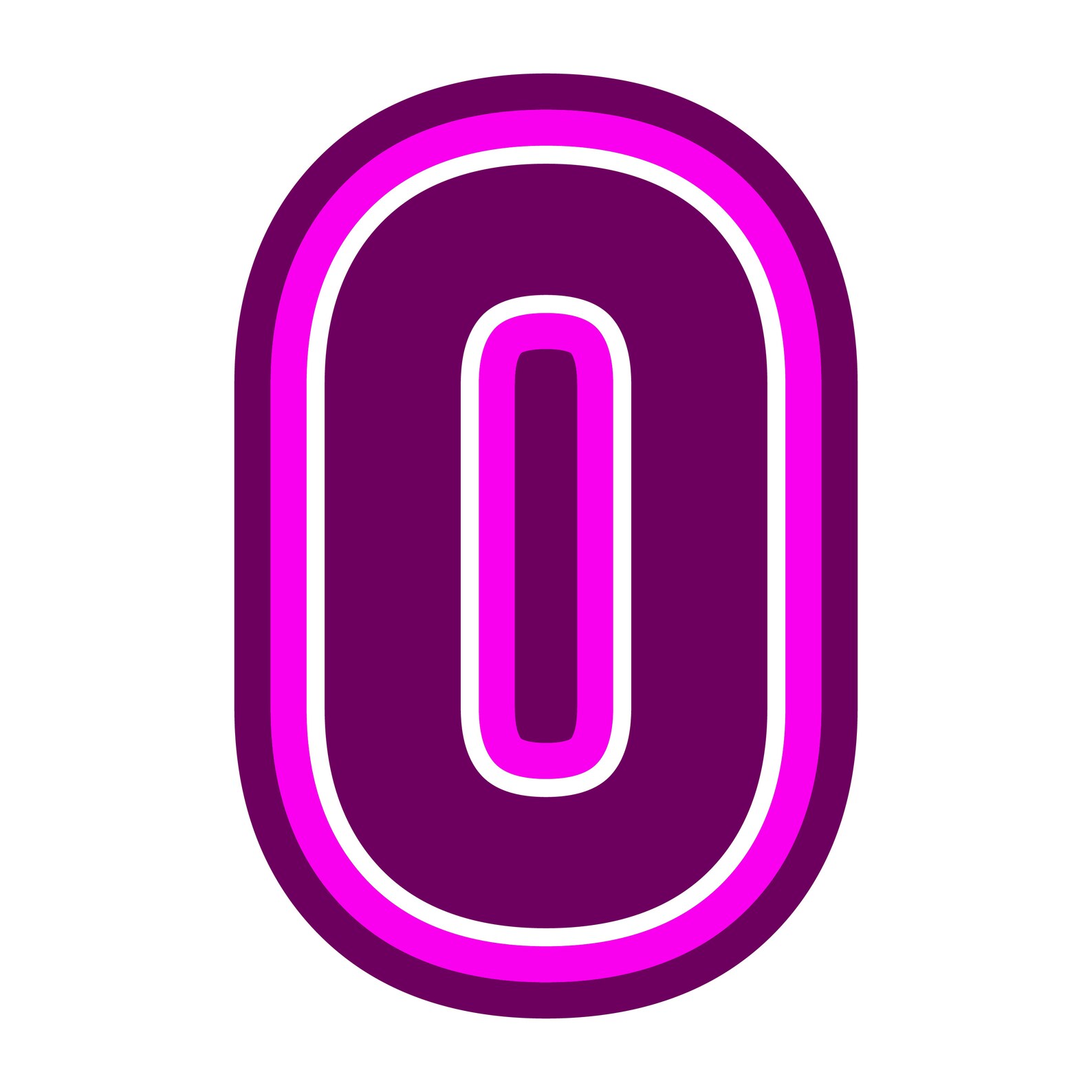 Bold Numbers 0 9 Layered SVG Cut Files Cricut Maker Joy 4 - Etsy