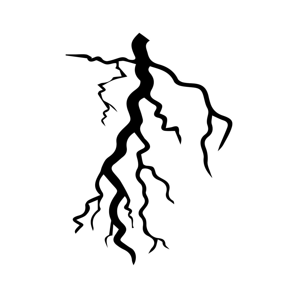 Lightning Svg Lightning Vector Clipart Set Lightning - Etsy