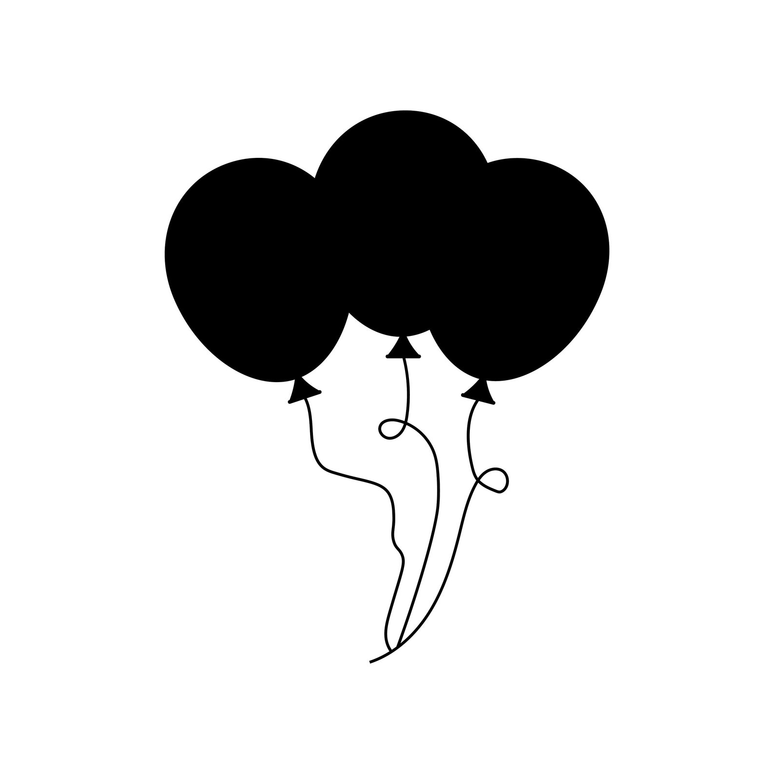 Balloons SVG Balloon Set Png Balloon Clipart Svg Balloons - Etsy