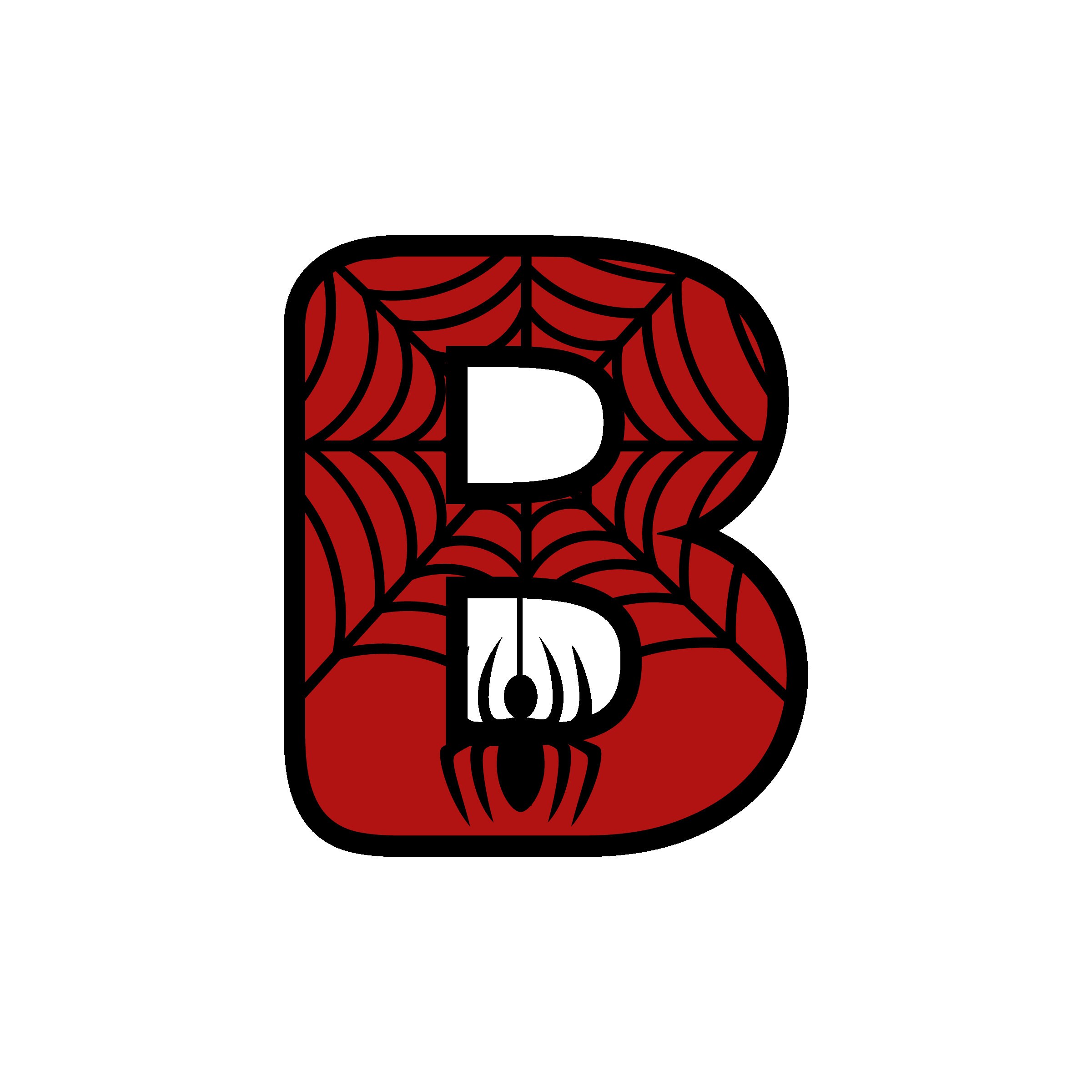 Spider Font Svgspider Fontspider Alphabet Svgspider Web - Etsy