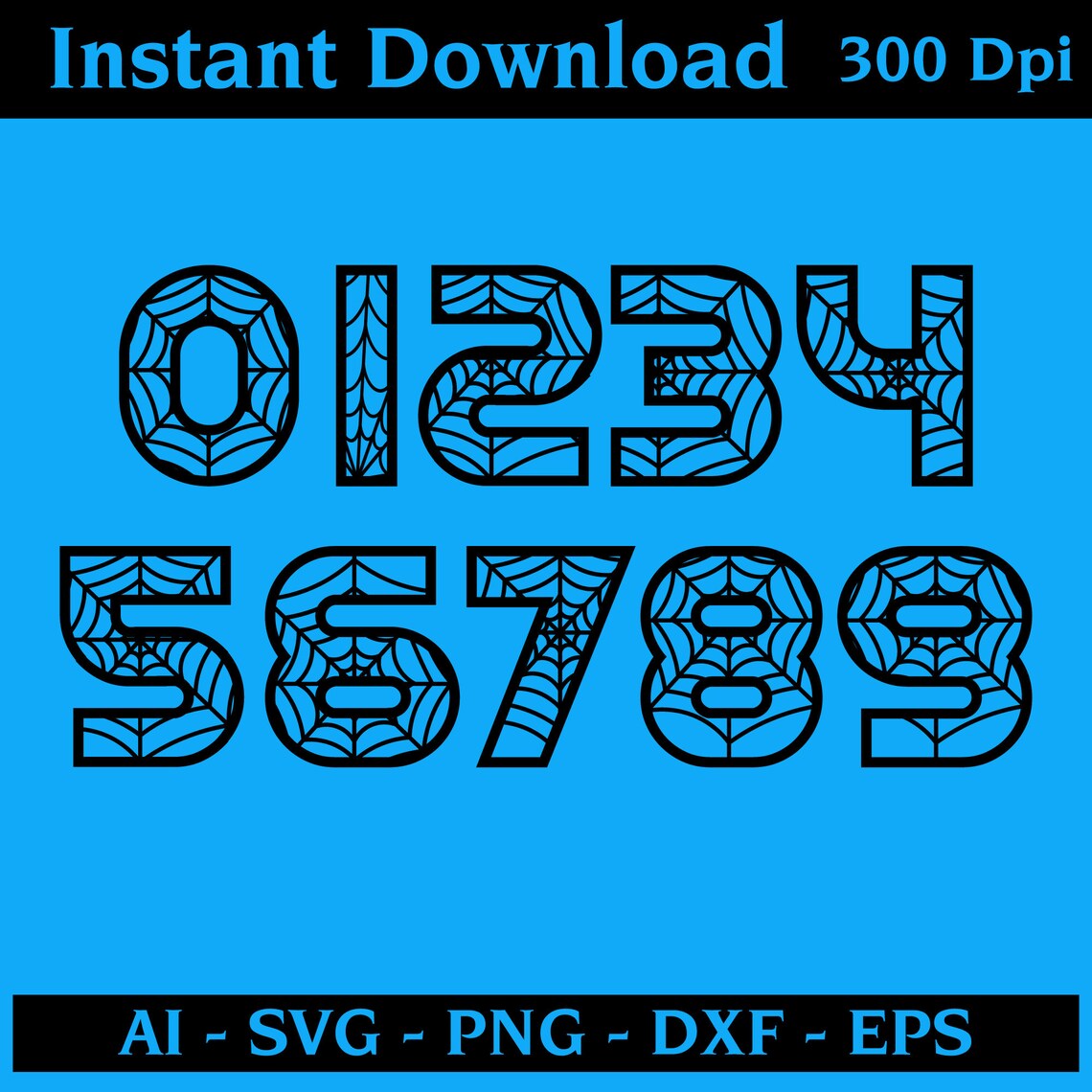 Number Svg Number Clipart Number Silhouette Numbers - Etsy